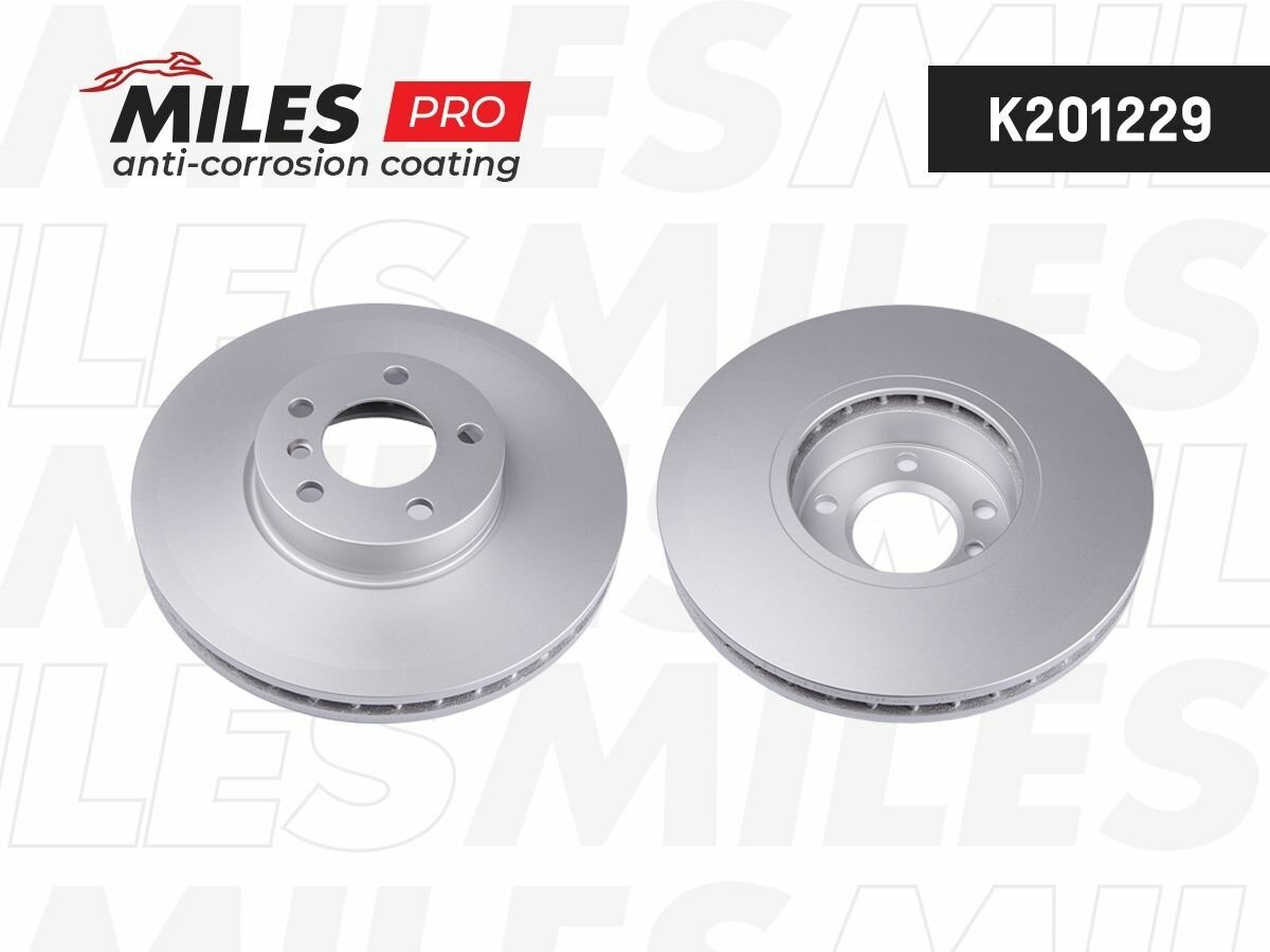 MILES Диск тормозной BMW X5 E70 3.0/ X6 E71 3.0 (USA) передний D 332мм.