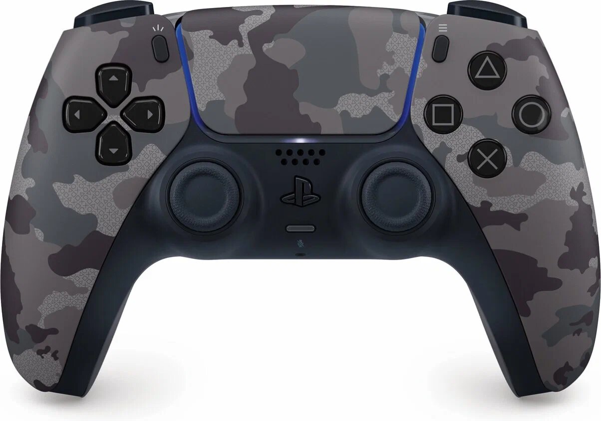 Геймпад Sony Геймпад Sony DualSense Grey Camo, серый камуфляж, 1 шт.