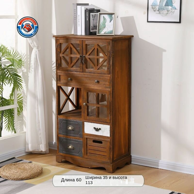 Комод тумба прикроватная буфет для спальни, вместительный комод с ящиками для одежды и белья, универсальная тумба под телевизор в гостиную