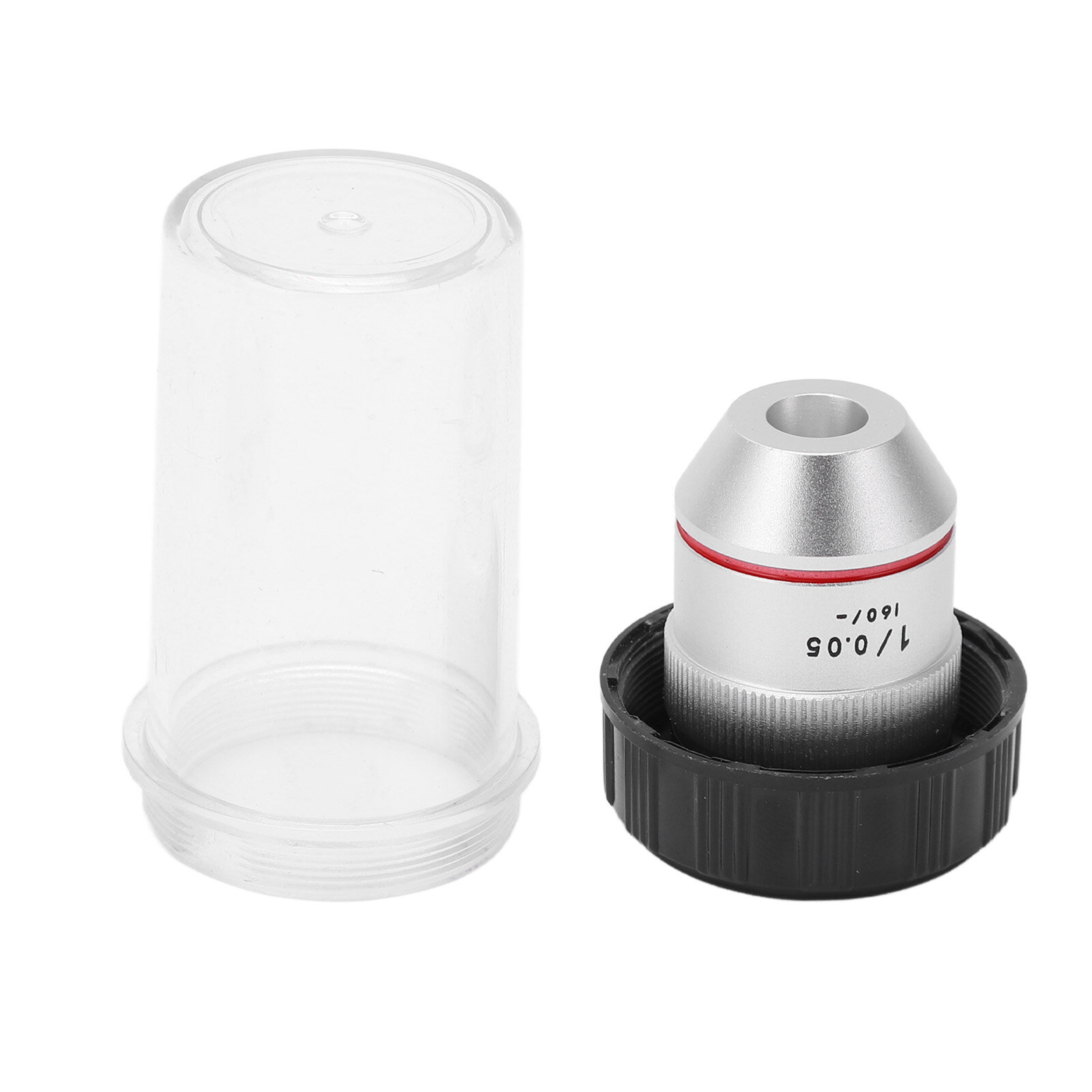 Ахроматическая объективная линза 1X с резьбой RMS для биологического микроскопа, ясное изображение, универсальная резьба 20,2мм