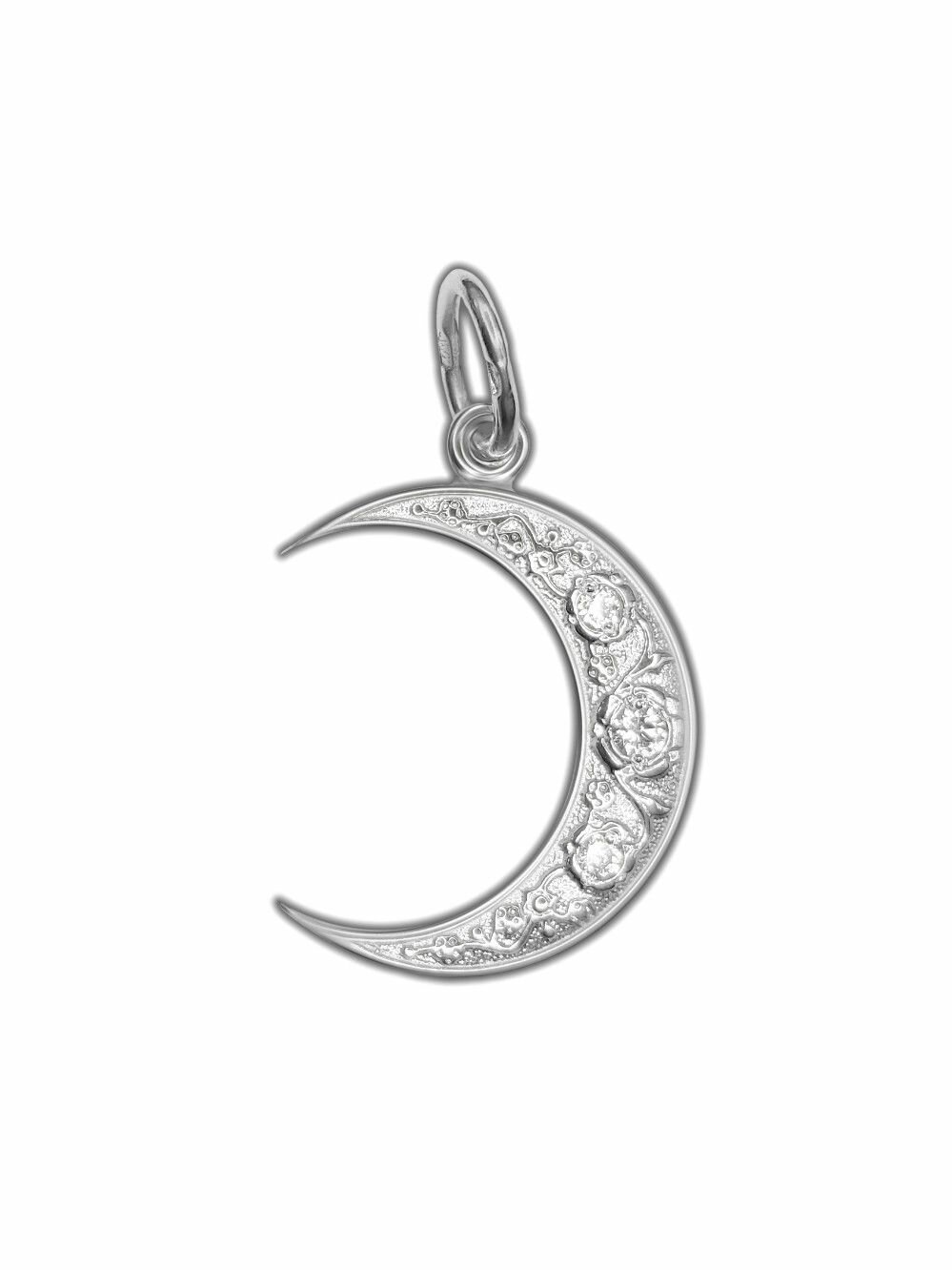 Подвеска, серебро, 925 проба, родирование, фианит