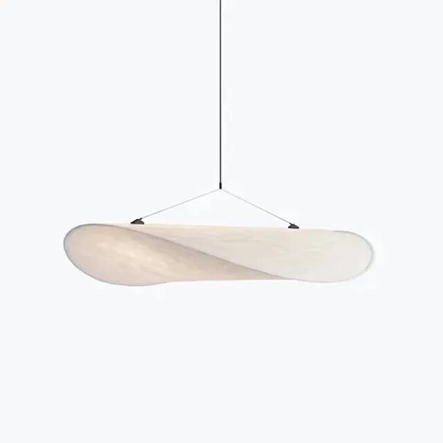 Ronaldo lighting Люстра LED, овальная, белая, металл и шелк, D60см — фото 1