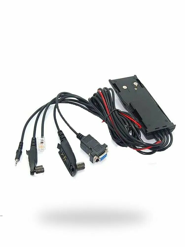 Кабель для программирования Motorola 5в1, совместим с GP88, GP300, GP328, GP340, 5 адаптеров