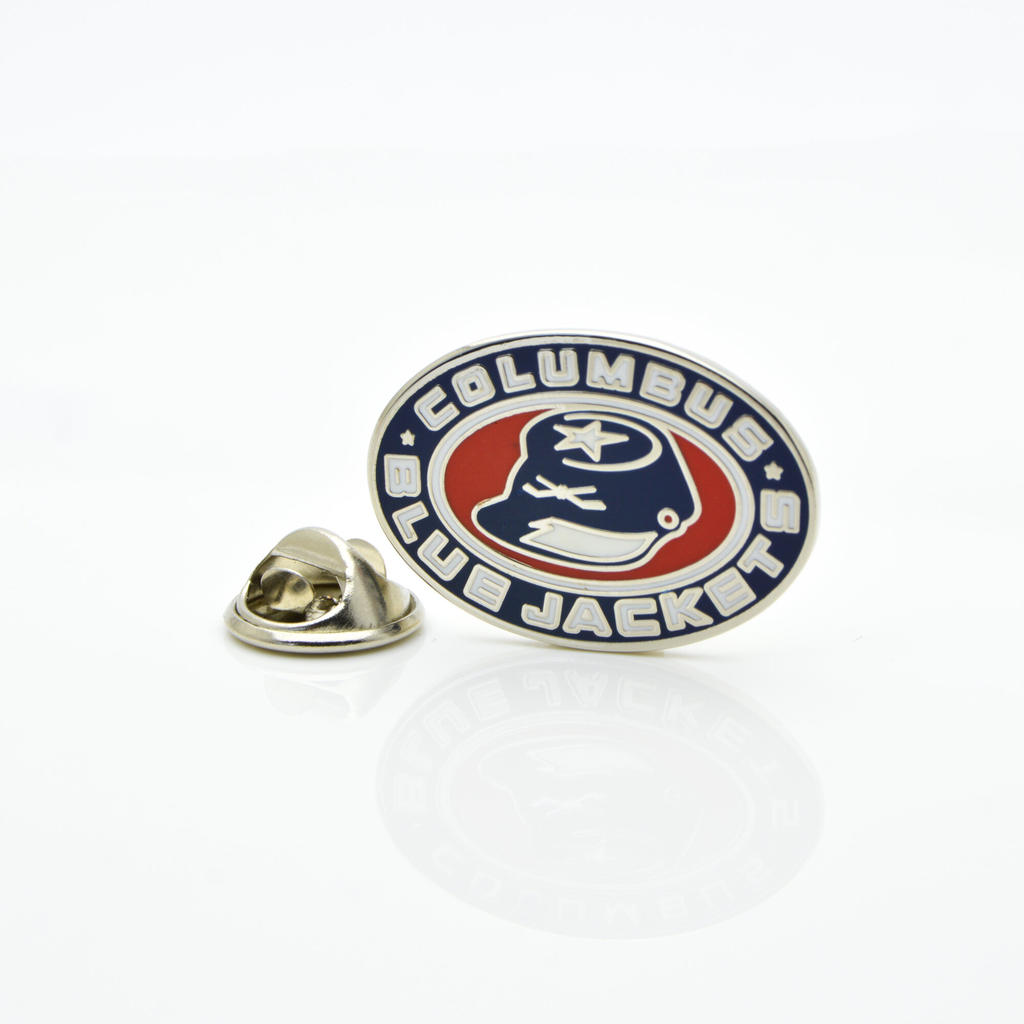 Хоккейный значок NHL Коламбус Блю Джекетс "Овал"