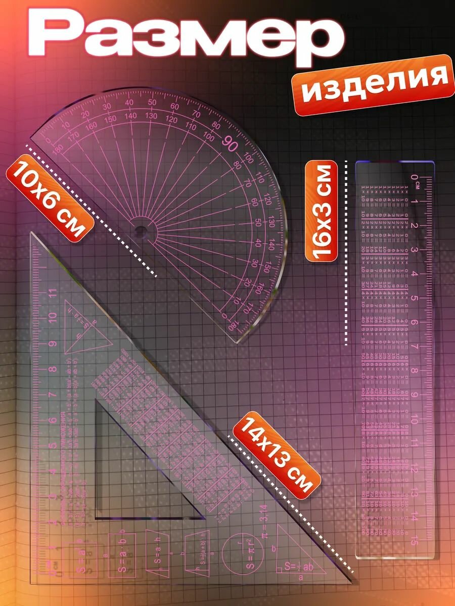 Набор линеек Формулы — фото 1