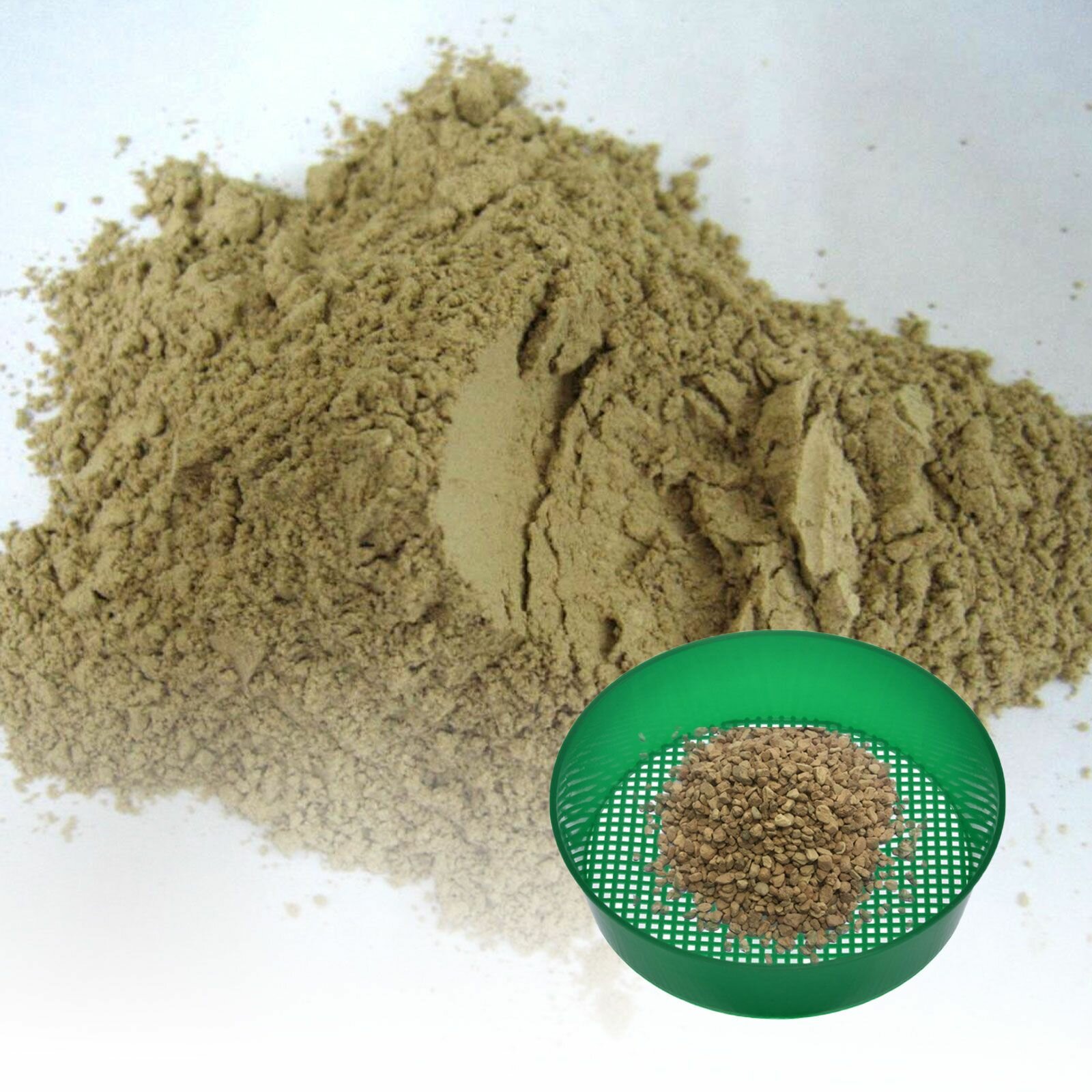 Садовое сито, пластиковое, утолщенное, 21x5.5 см, отверстия 3-4 мм.