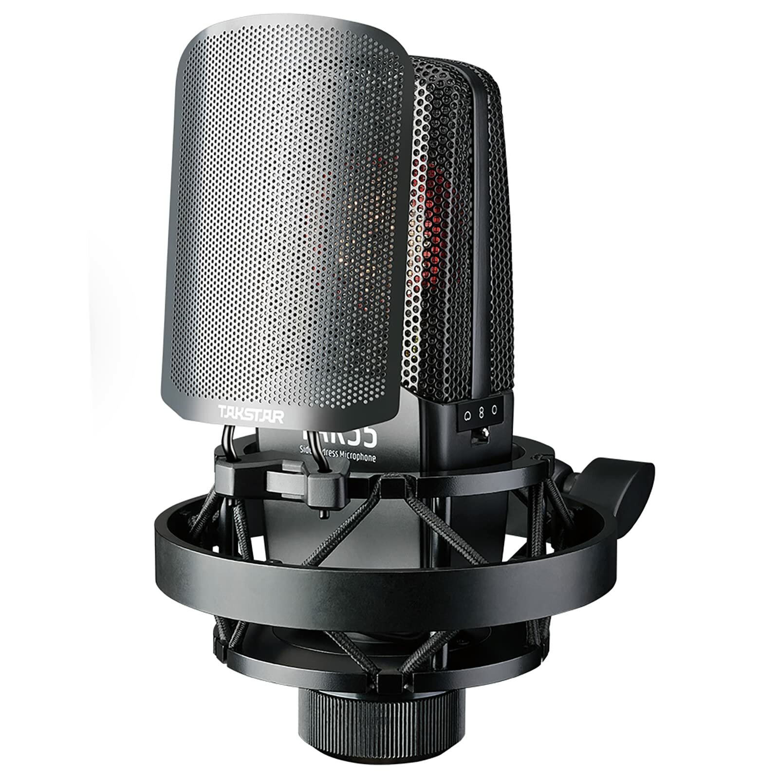 TAKSTAR Микрофон игровой (для стриминга) TAKSTAR TAK55 Конденсаторный микрофон XLR, черный матовый