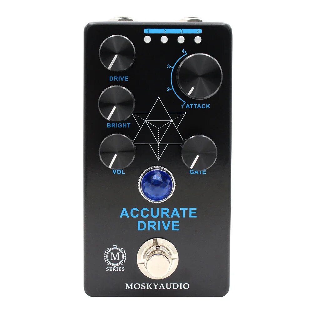 Mosky Accurate Drive педаль эффектов для бас-гитары