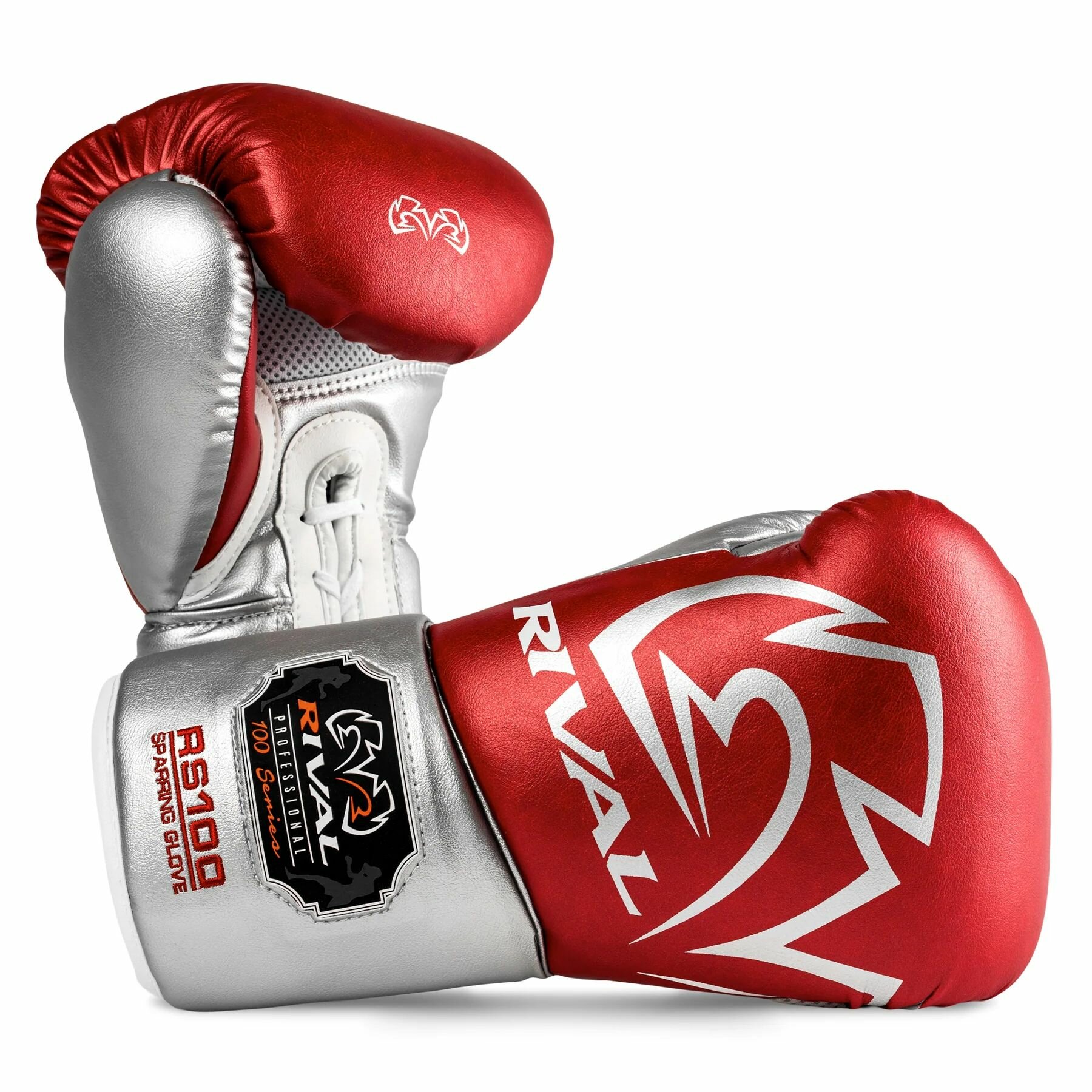 Перчатки боксерские RIVAL RS100 PROFESSIONAL SPARRING GLOVES, 18 унций, красные