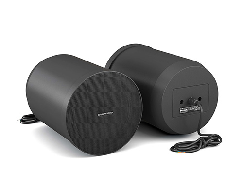 CVGAUDIO SPC6TBL - Подвесной 6,5” широкополосный громкоговоритель, 7,5/15/30W – 100V, IP54, пластиковый корпус, черный