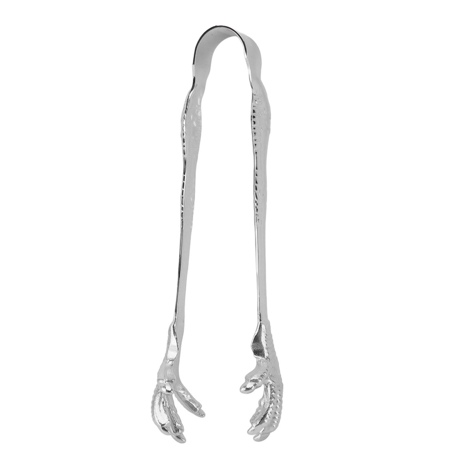 Щипцы для льда в стиле когтя из нержавеющей стали, ручная полировка, щипцы для льда в форме орла в форме когтя для бара, домашнего использования, серебро