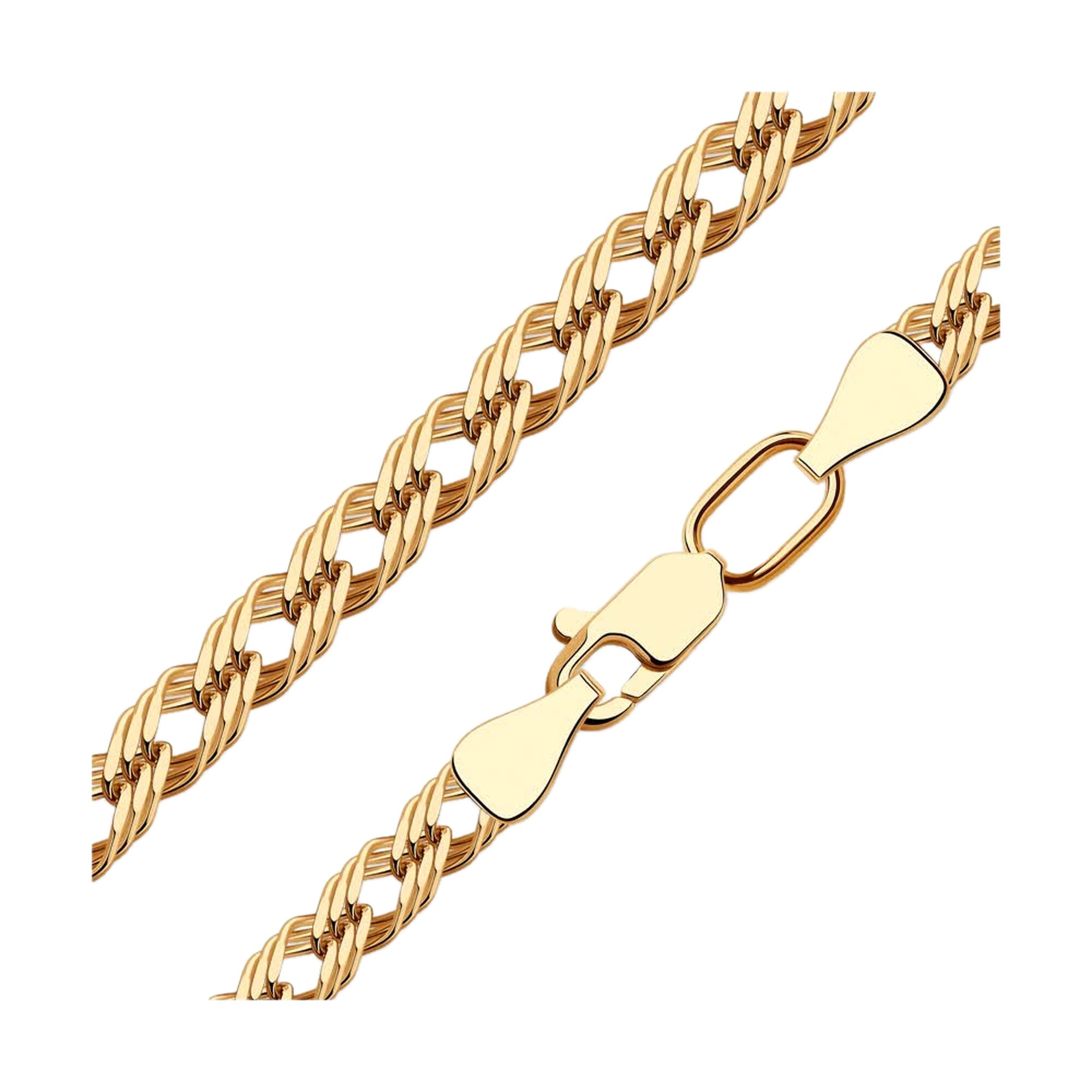 Цепь красное золото, 585 проба