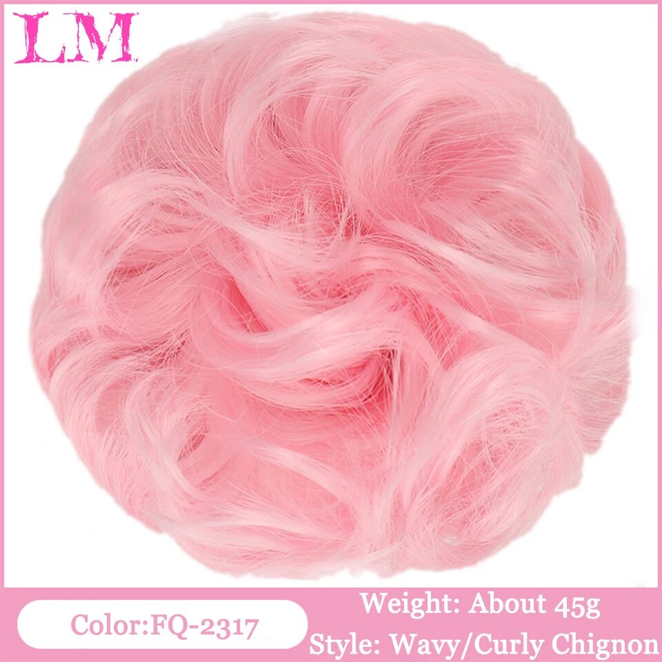 LiangMo шиньон розовый, Цвет #350, 45г