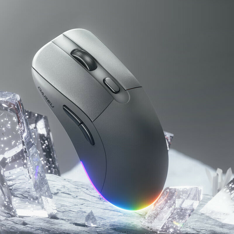 Игровая мышь Dareu EM903 Wireless, Dual-Mode, TYPE-C Charging, 5-Level Adjustable 8000DPI, grey