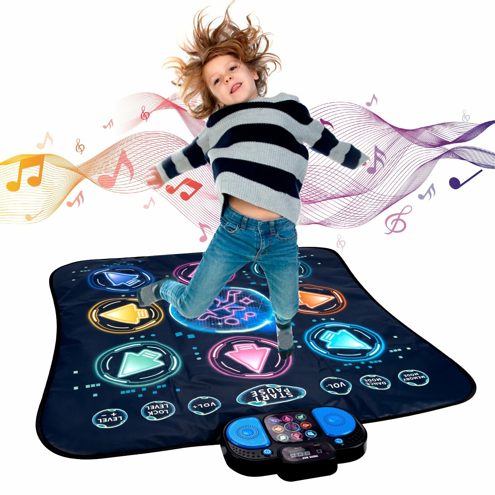 Игровой коврик COOLPLAY 91x87 см, черный