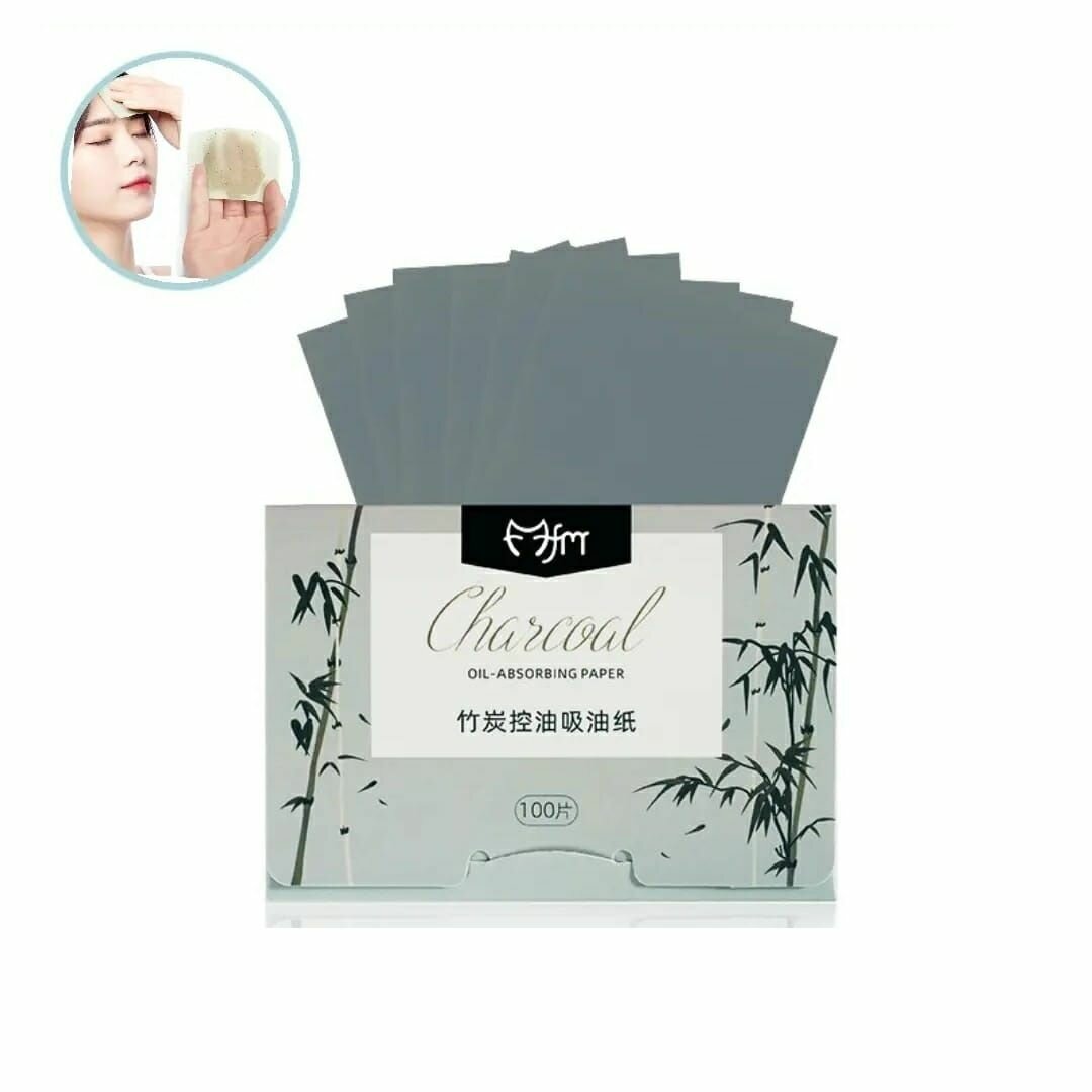 Матирующие салфетки для лица с экстрактом древесного угля