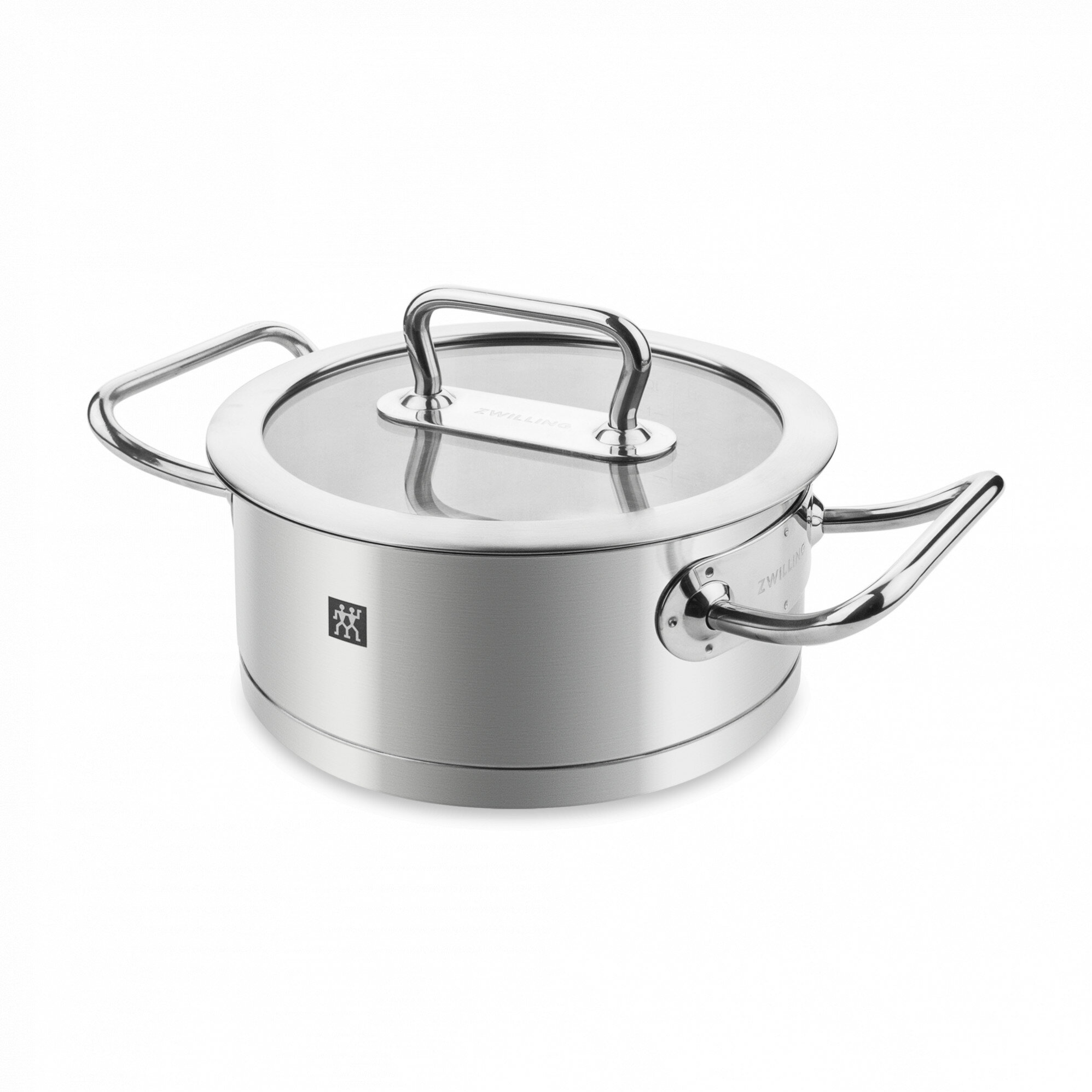 Сотейник с крышкой, 1,5 л, 16 см, нержавеющая сталь 18/10, стальной 65122-160 Pro