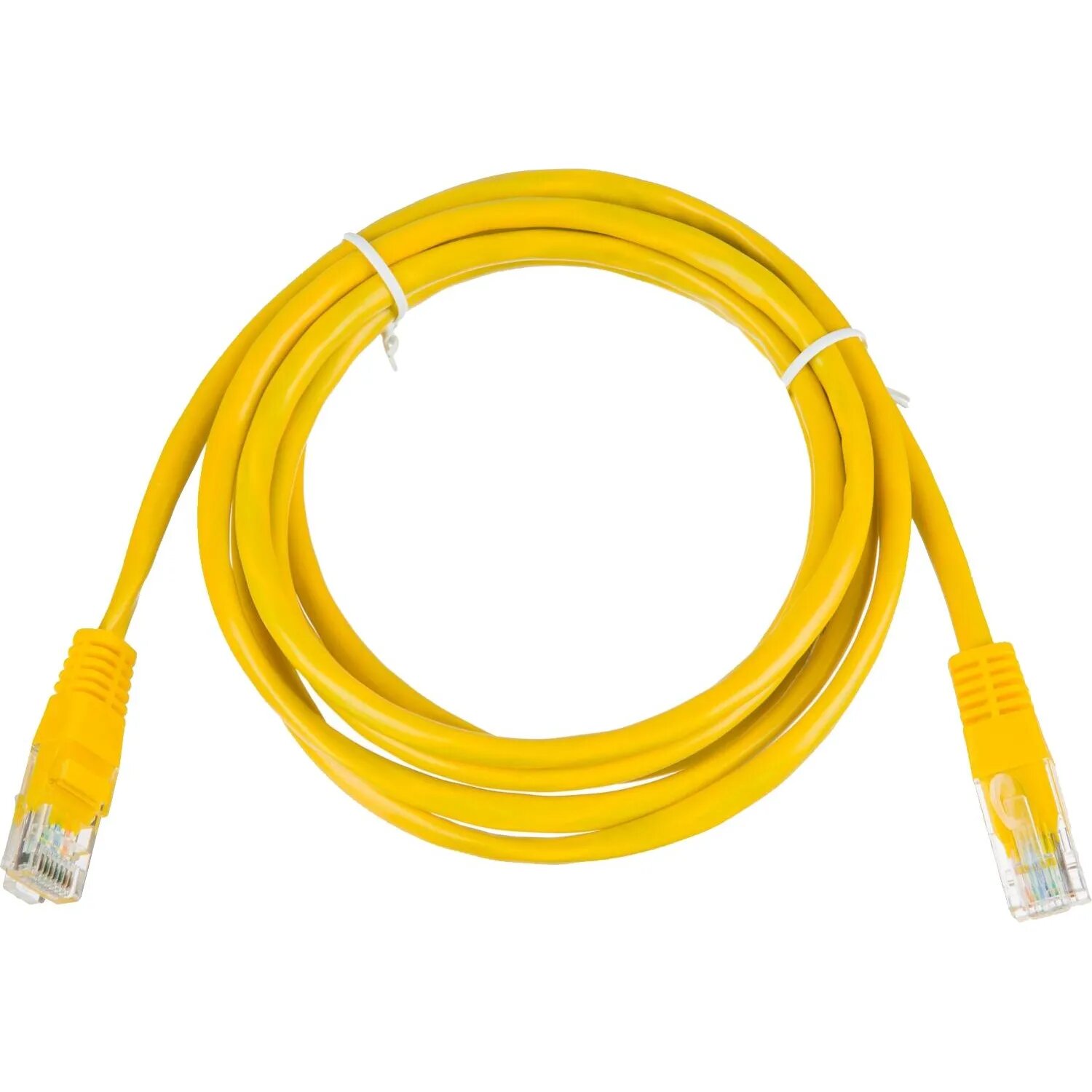 Патч-корд BigTech OPCC021 UTP CCA кат.5e/2м/литой/многожильный (желтый)