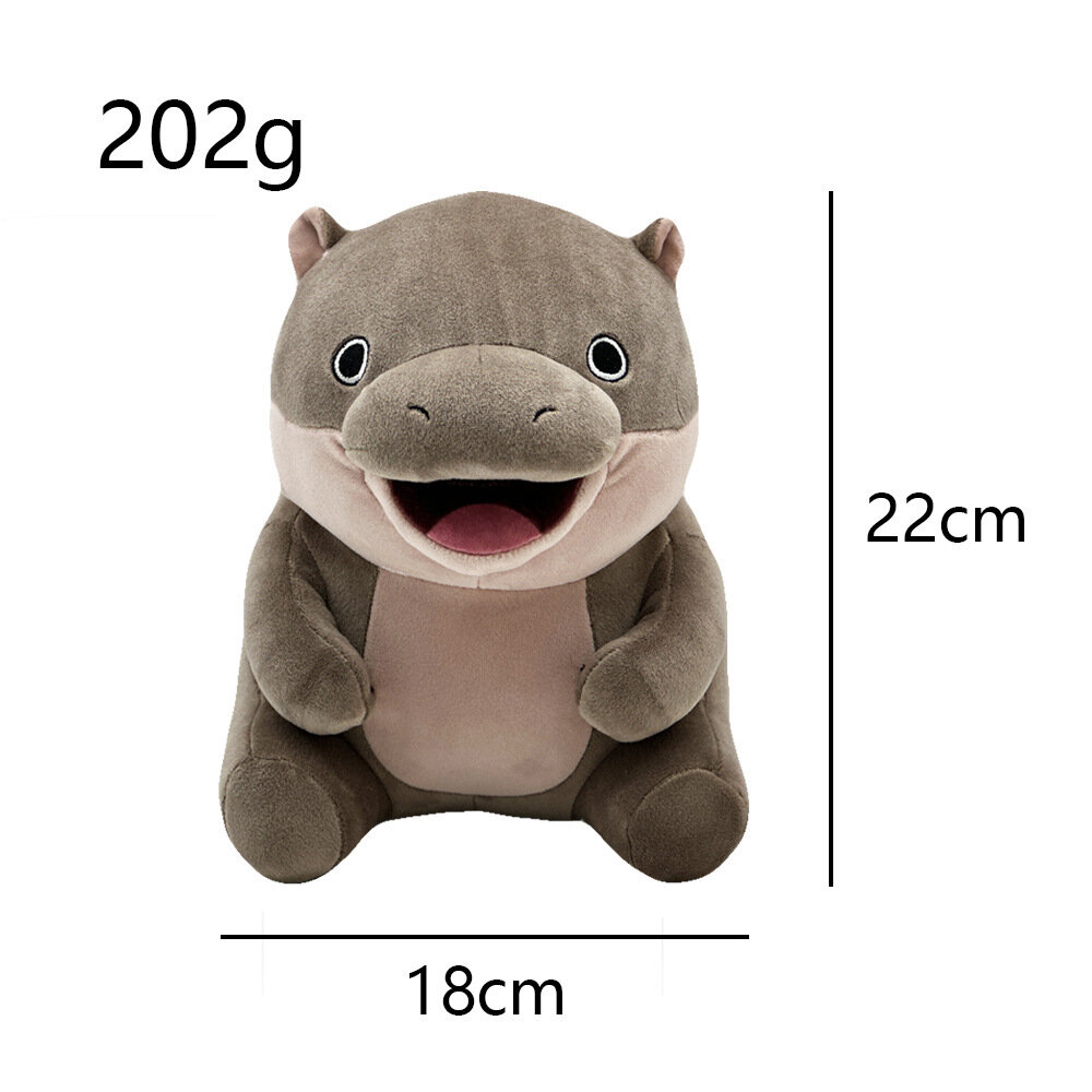 Трансграничный moo deng hippo plush Таиланд Koqiu маленький карлик бегемот подпрыгивает чучел свиньи куклы Сидящая