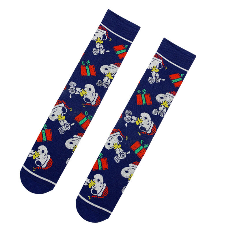 Мужские носки до середины голени с рисунком животных, с собаками, спортивные носки для пар, модные носки