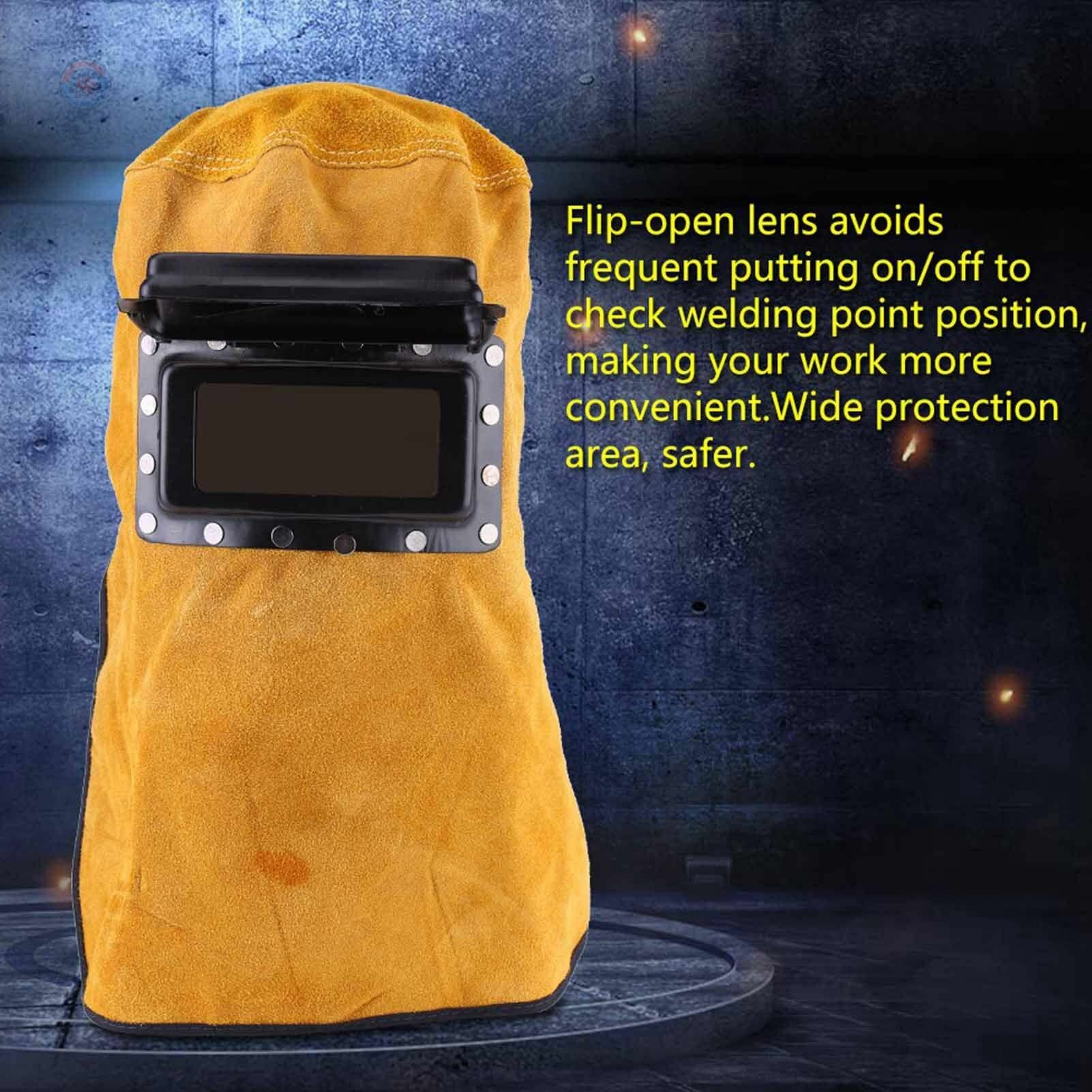 Оголовье для сварочной маски с откидной линзой, защита от искр и шлака, регулируемая липучка, комфортная губчатая рамка, универсальный аксессуар для сварщика