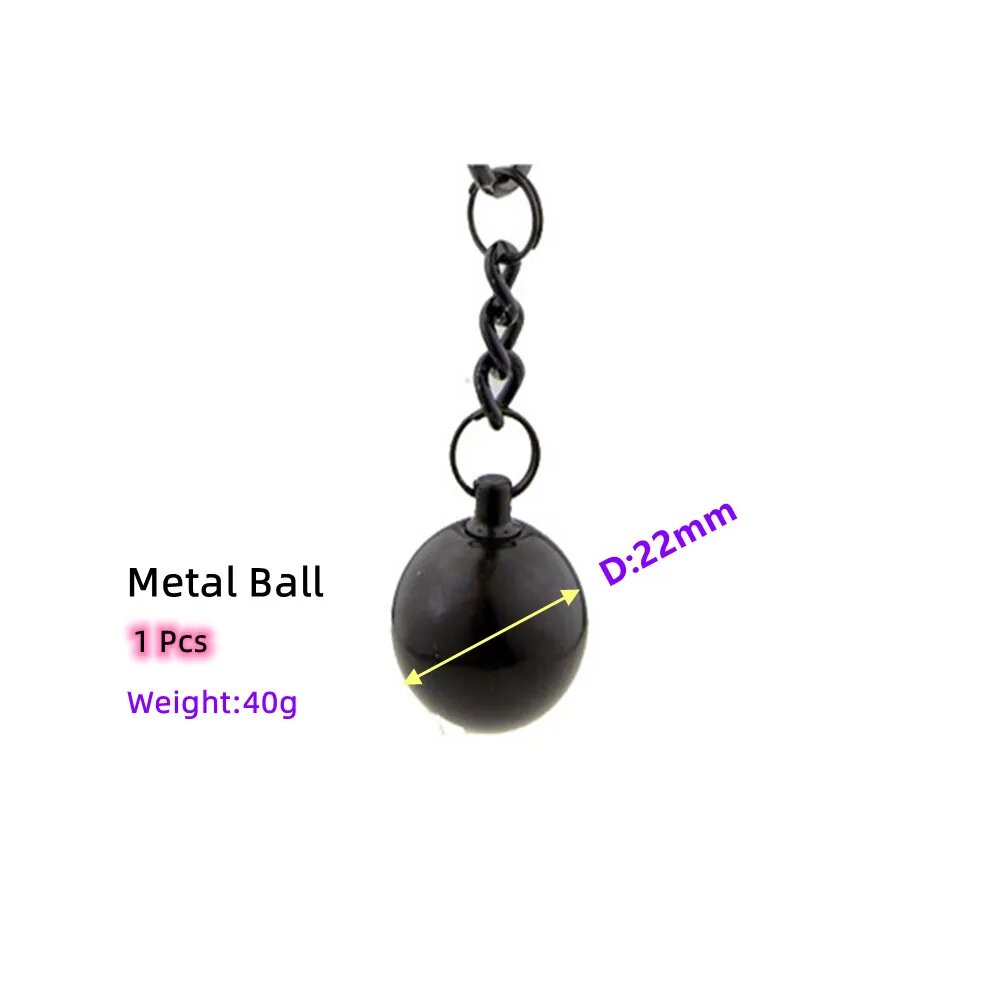 Взрослые игры секс-игрушки рандомный зажим с весовым шариком для пар БДСМ бондаж 1 Pcs Metal Ball