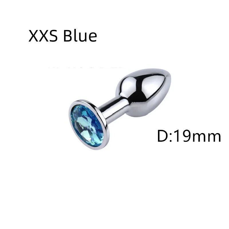 Анальная пробка XXS Blue, 19mm