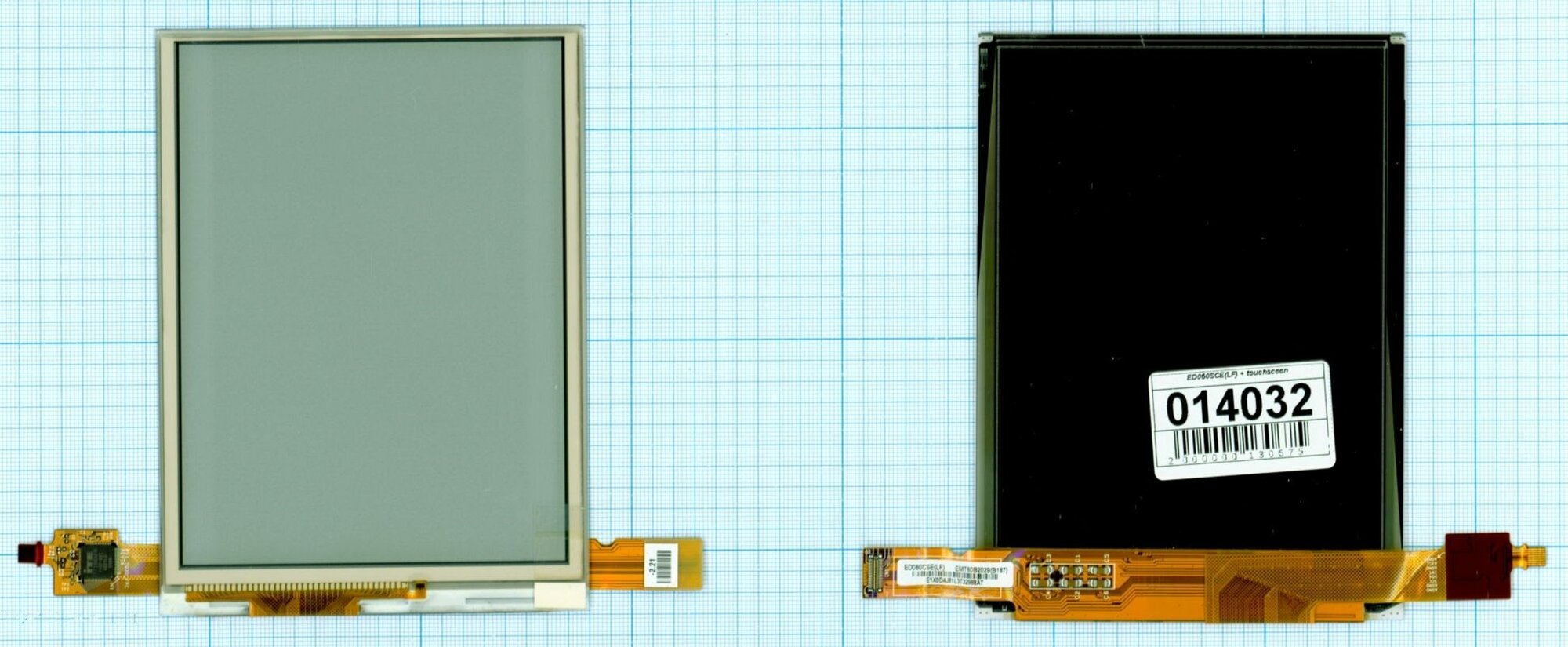 Экран для электронной книги совместимый с ED060SCE(LF) + touchscreen, Диагональ 6, 800x600 (SVGA), PVI