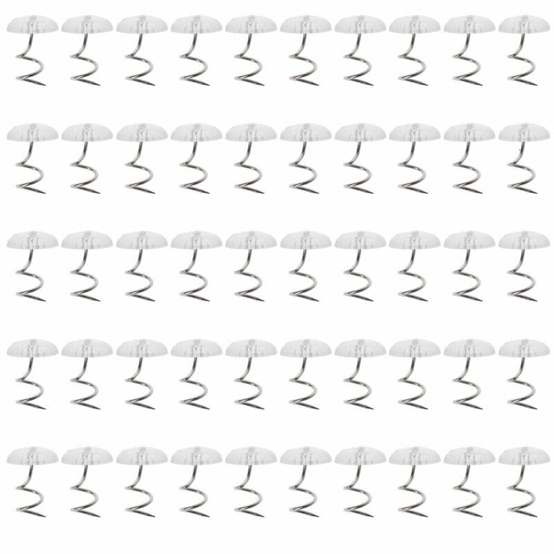 Мебельные булавки с прозрачными шляпками, Другое