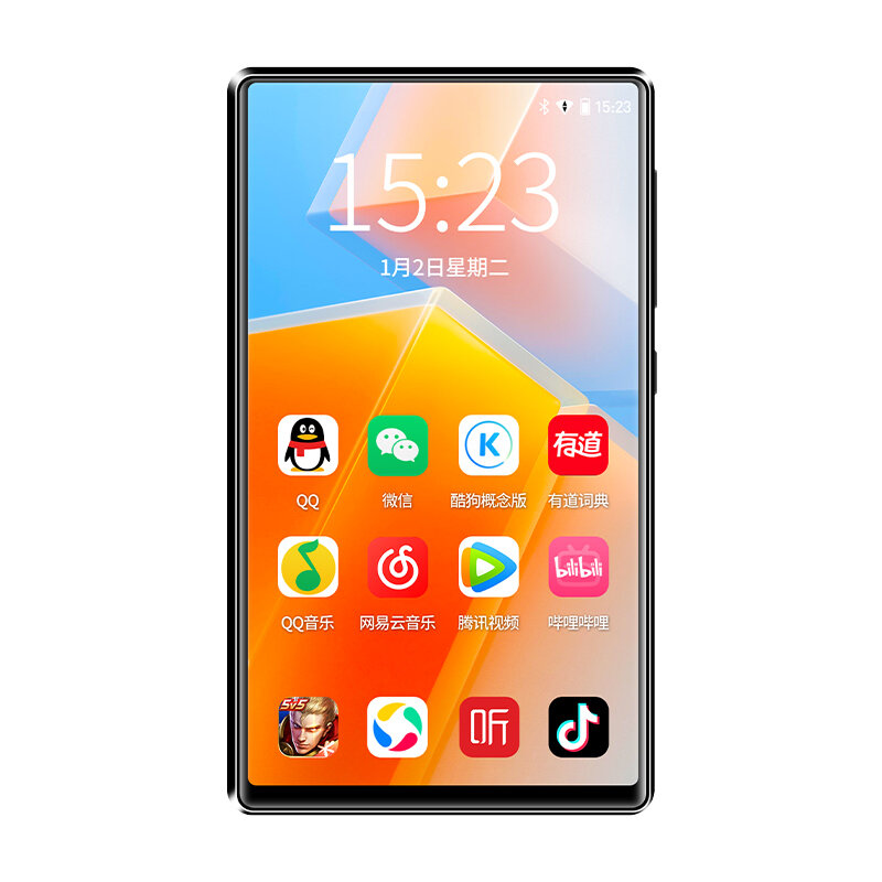 MP3-плеер FANMU черный, портативный, поддержка MP4
