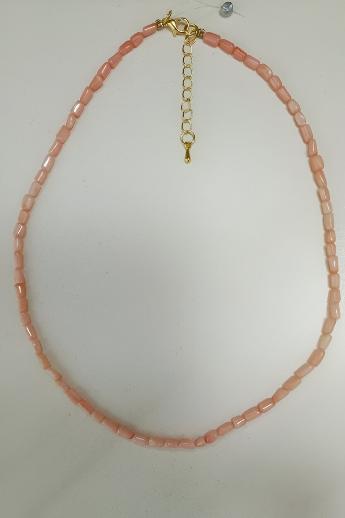 Бусы, коралл прессованный