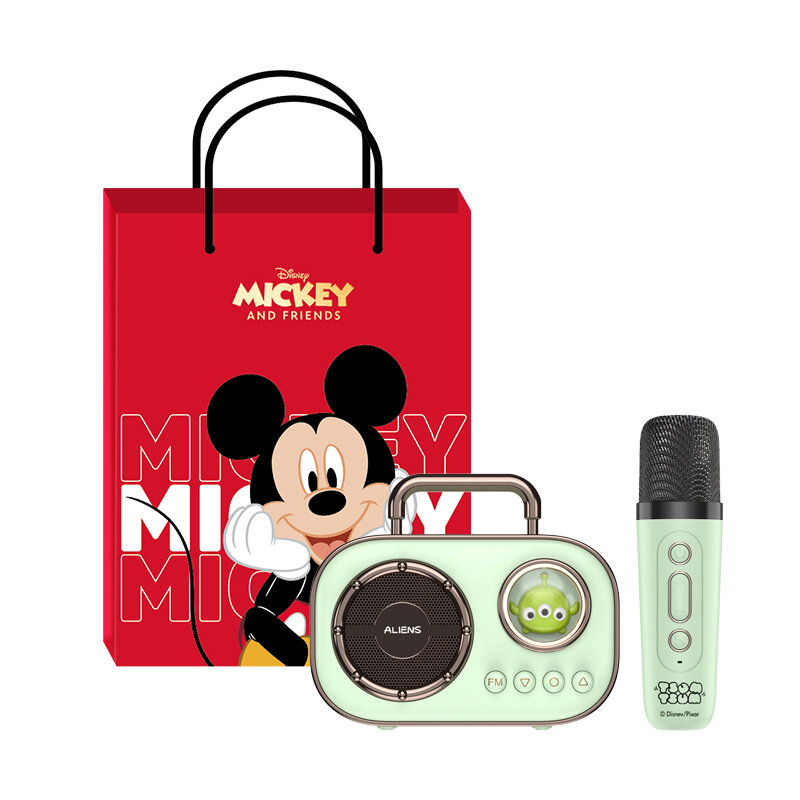 Bluetooth-колонка Disney Dual Band шумоподавляющая, holiday limited edition exclusive, green alien-single wheat