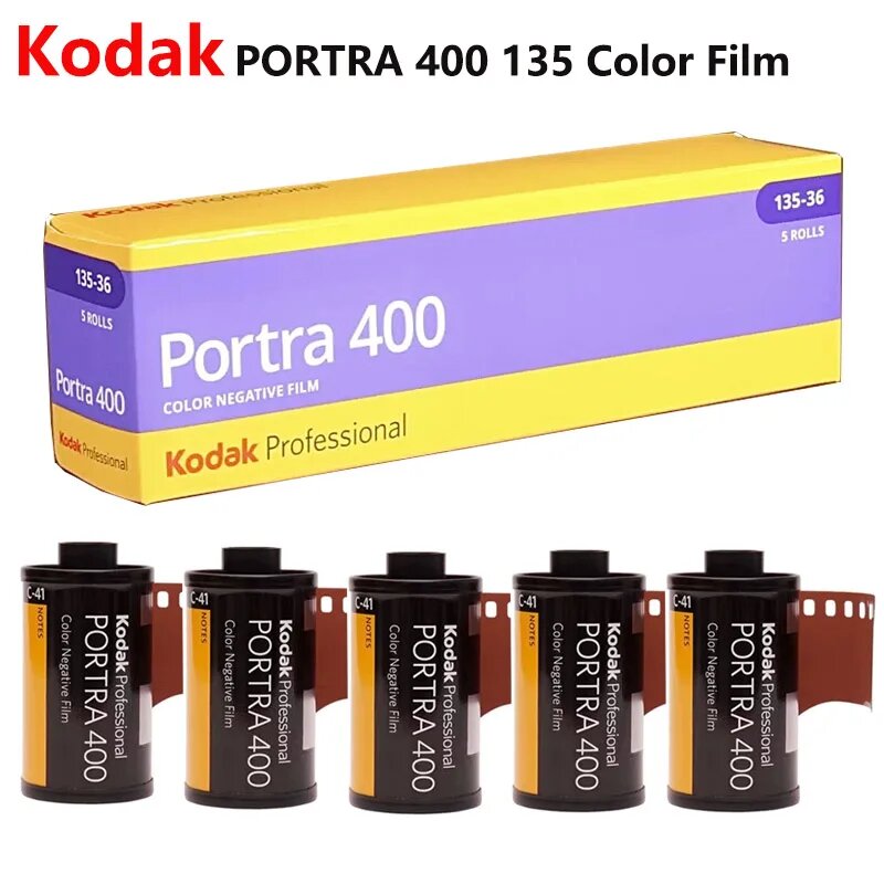 Kodak Portra 400 плёнка 35 мм 10 Roll