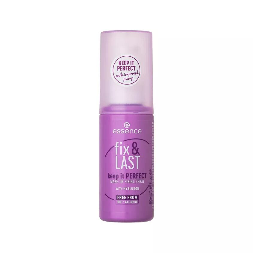 Спрей для фиксации макияжа @essence ESSENCE Fix & Last Perfect Make-Up Fixing Spray, 50 мл