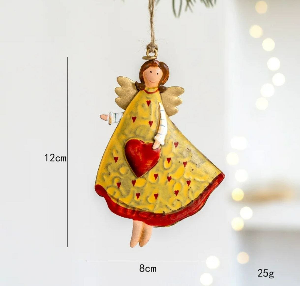 Елочная игрушка "Подружка" новогодний декор, милый образ девочки