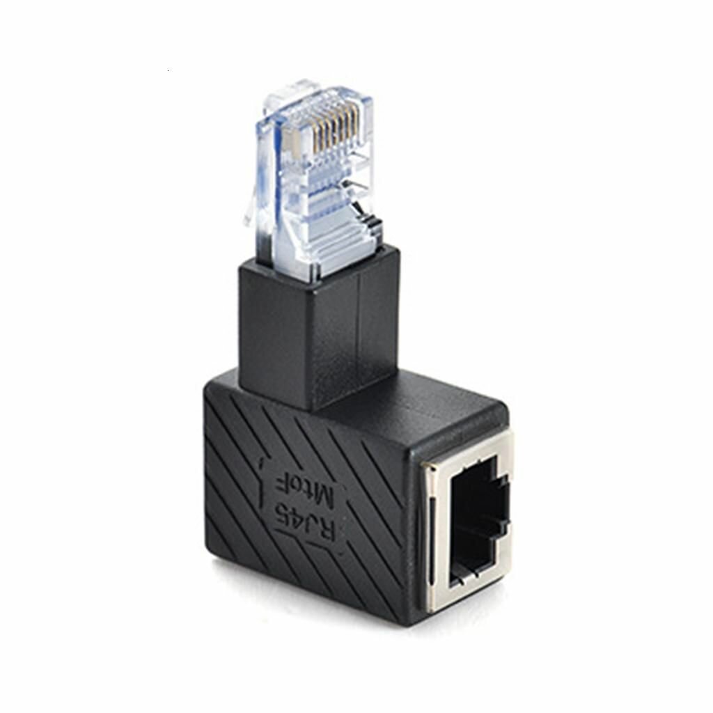 Угловой адаптер RJ45 Male-Female, - Наклоняйся вверх