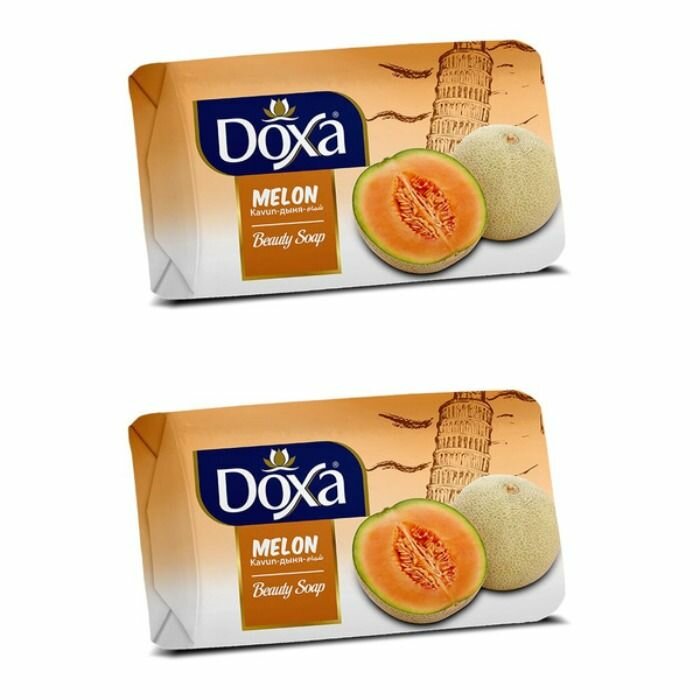Докса Твердое мыло, Парфюмированное, Дыня, 150 гр, 2 шт/