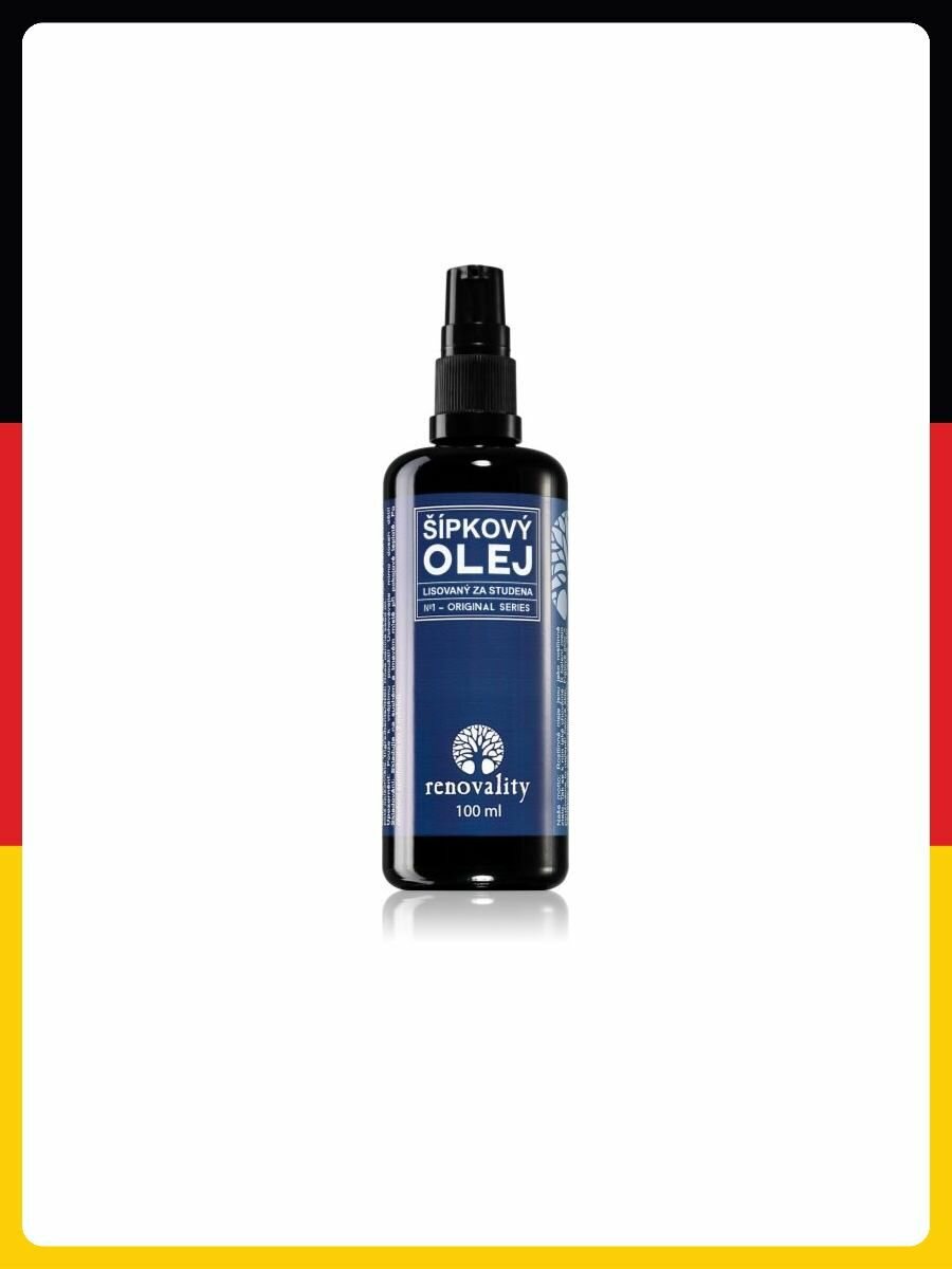 Масло косметическое Renovality Original Series Cold-Pressed Rosehip Oil for dry to very dry skin, 100 мл