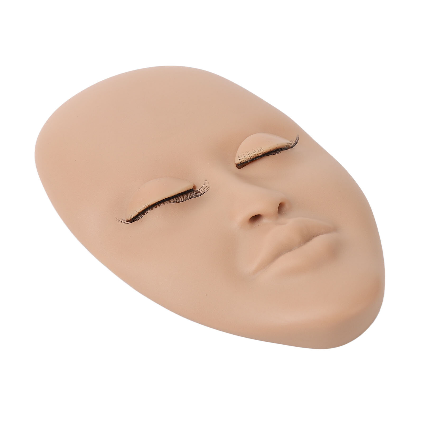 Головка манекена для ресниц Практика наращивания ресниц Манекен для макияжа Головка манекена для начинающих Светло-коричневый