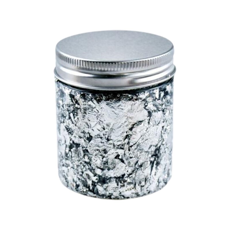 (1 флакон, 3 г) Наполнитель для эпоксидной смолы "Поталь" - Серебро