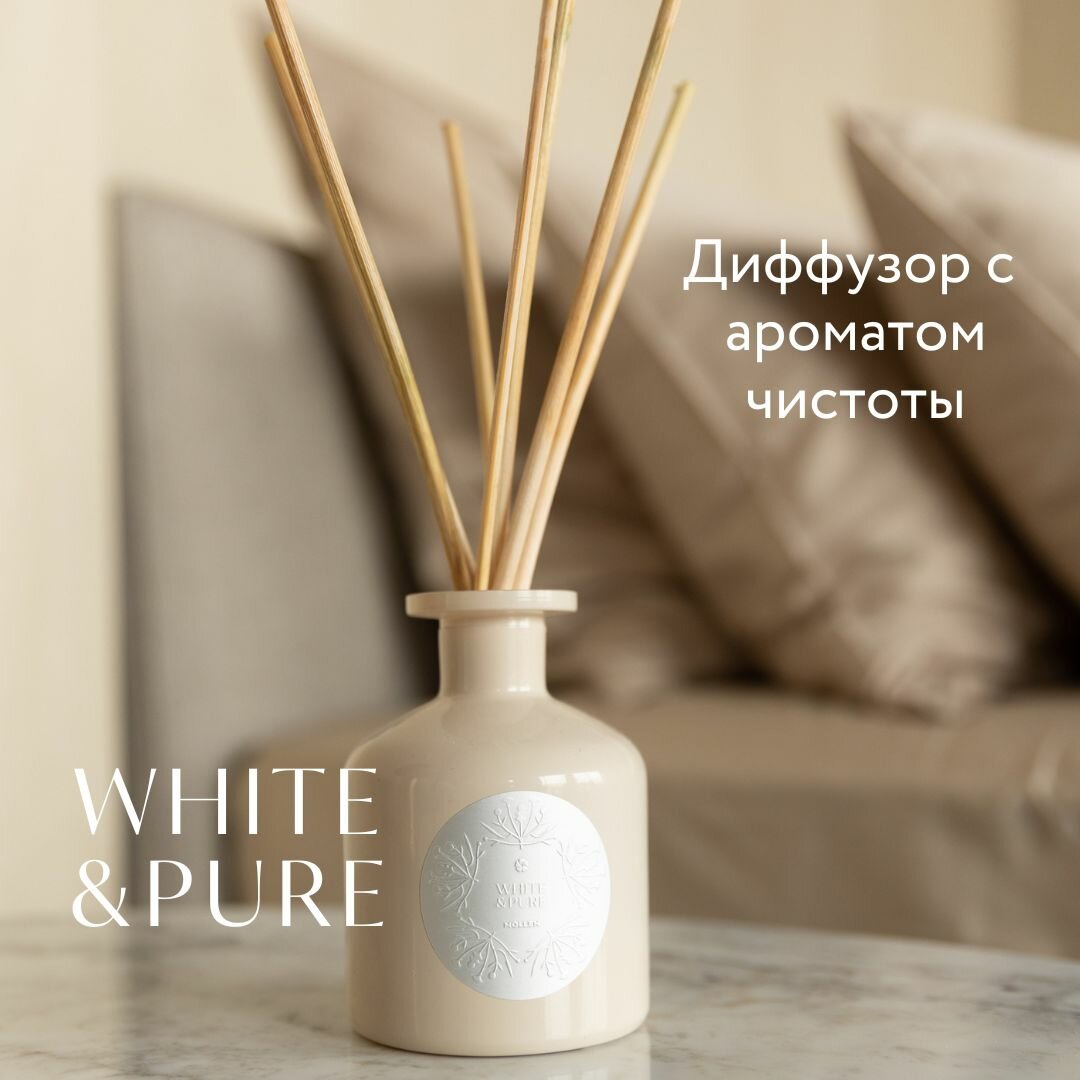 Ароматический диффузор Белый&Чистый от Моллен