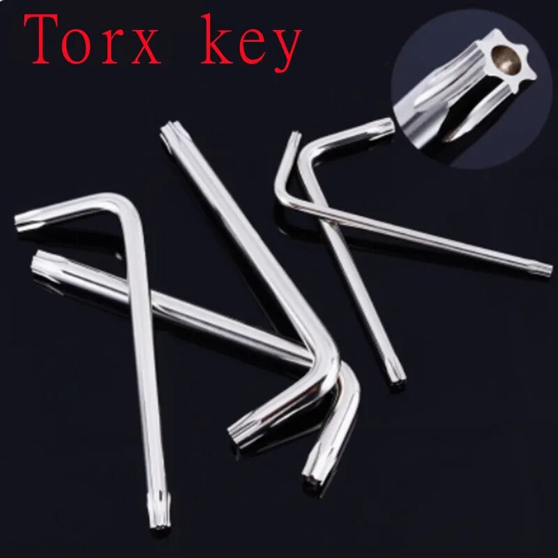 Ключ ключ Torx, 1 шт.-5 шт, ключ с шестислойной головкой Torx T4 T5 T6 T8 T10 T15 T20 T25 T30 T40 T45