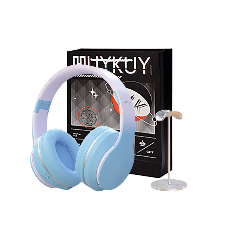 Беспроводные накладные наушники MUYKUY mk-dw075-ej-2+mk-dw083-et-2