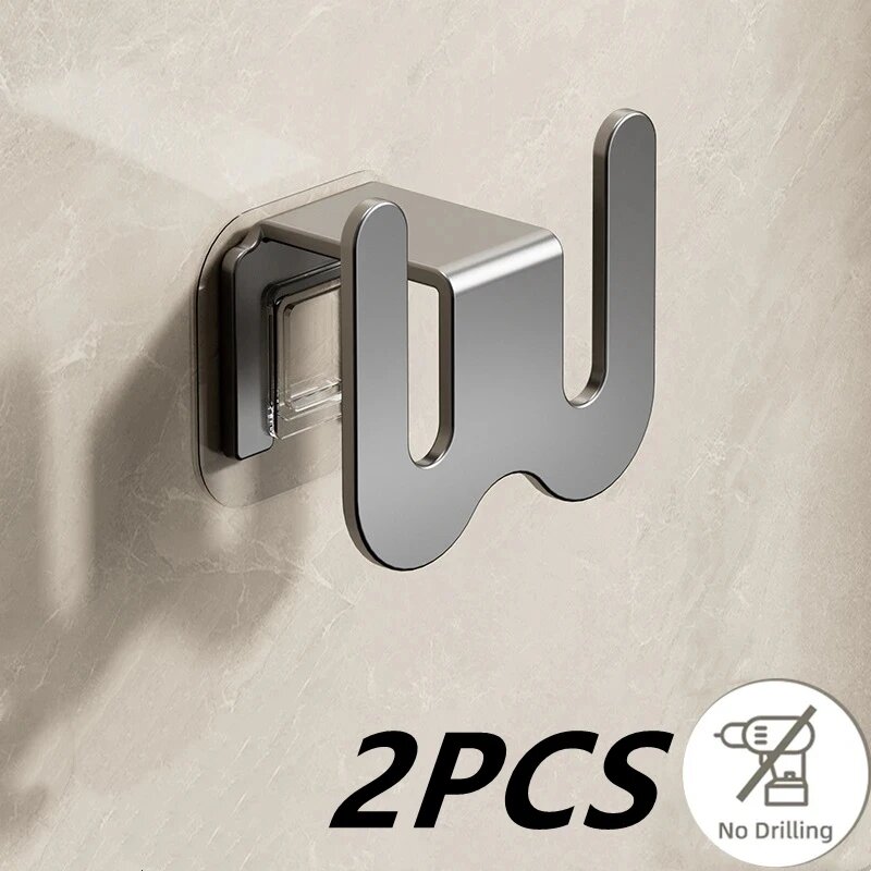 Настенная Полка Для Обуви С Простыми Крючками Для Тапочек, Органайзер Для Хранения В Ванной, Железный, Прочный И Компактный