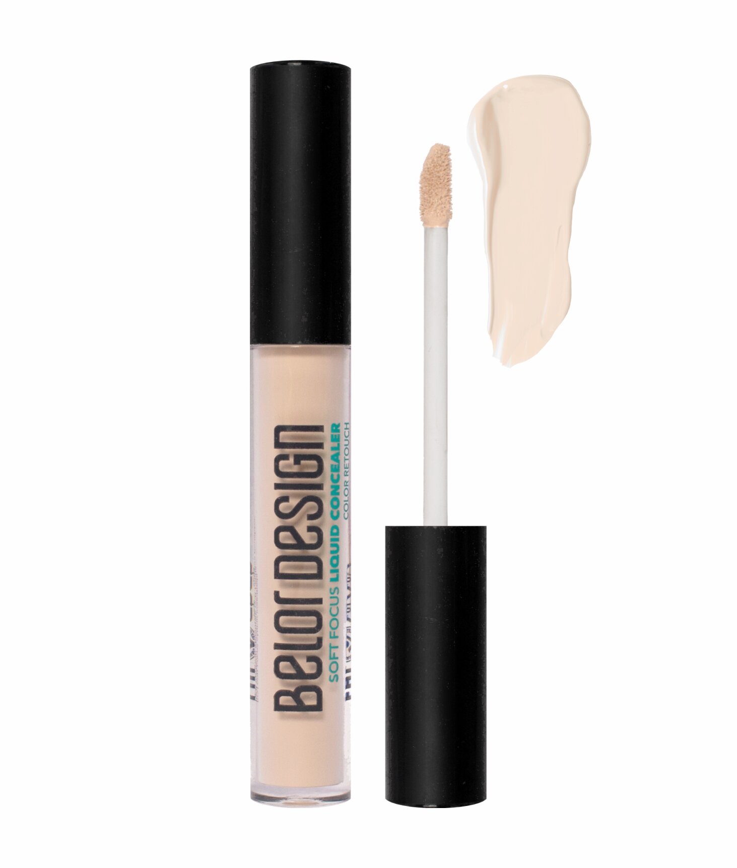 Консилер жидкий Belor Design Soft Focus, тон: 102 светлый бежевый, 7мл