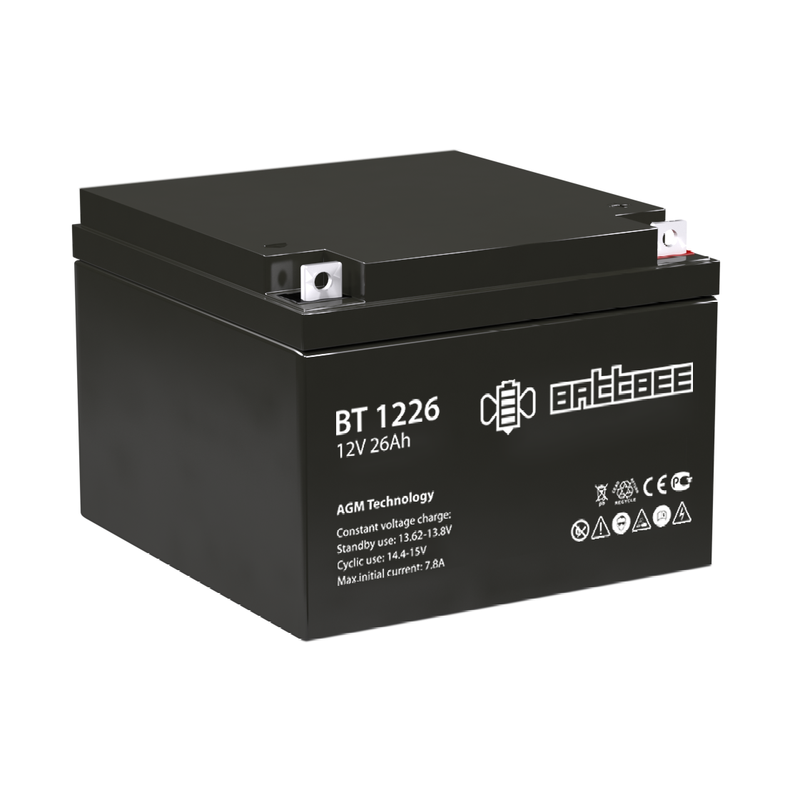 BT 1226 Battbee Аккумуляторная батарея свинцово-кислотная, 12 В, 26 А*ч