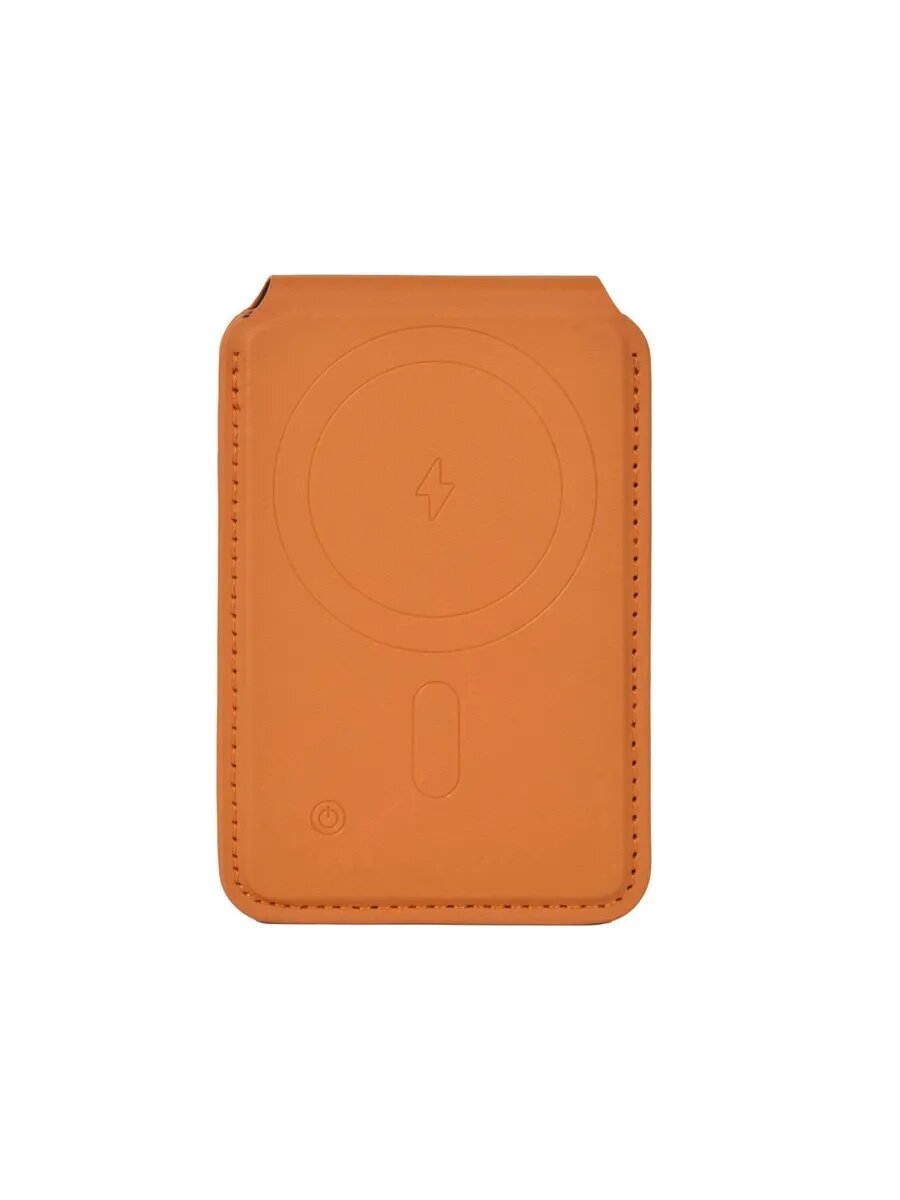 Картхолдер оранжевый MagSafe для iphone Mag Wallet FM