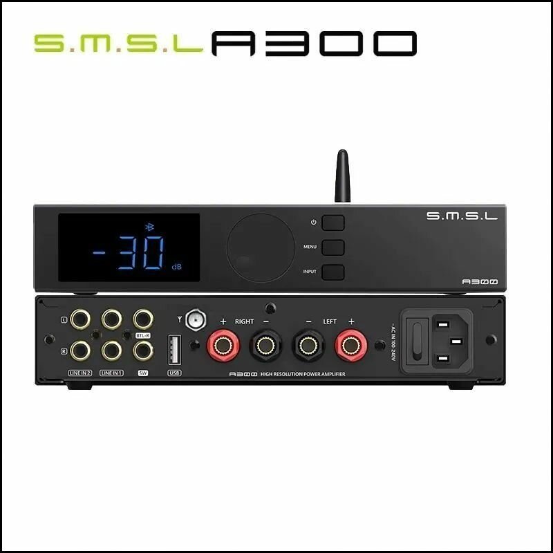 S.M.S.L A300 аудиоусилитель, Hi-Fi стерео, 2x80W