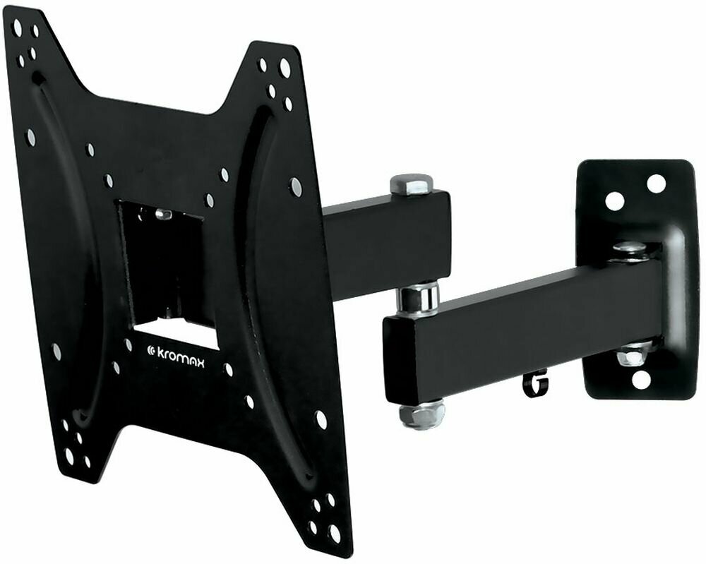 Кронштейн для телевизора Kromax OPTIMA-204 черный 15"-42" макс.25кг настенный поворотно-выдвижной и