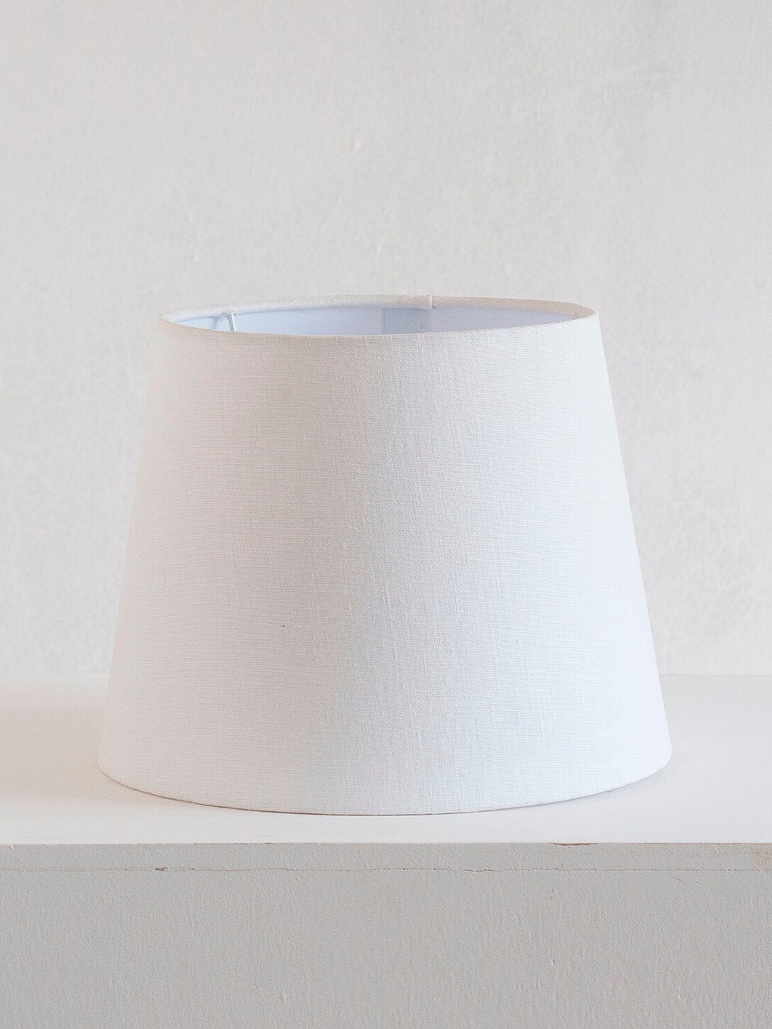 Абажур для настольной лампы, лён "Молочный", конус 250